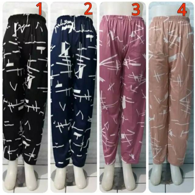 Hyget Long Leggings/Women's Motif Pants High Waist Model/Inner Pants ...