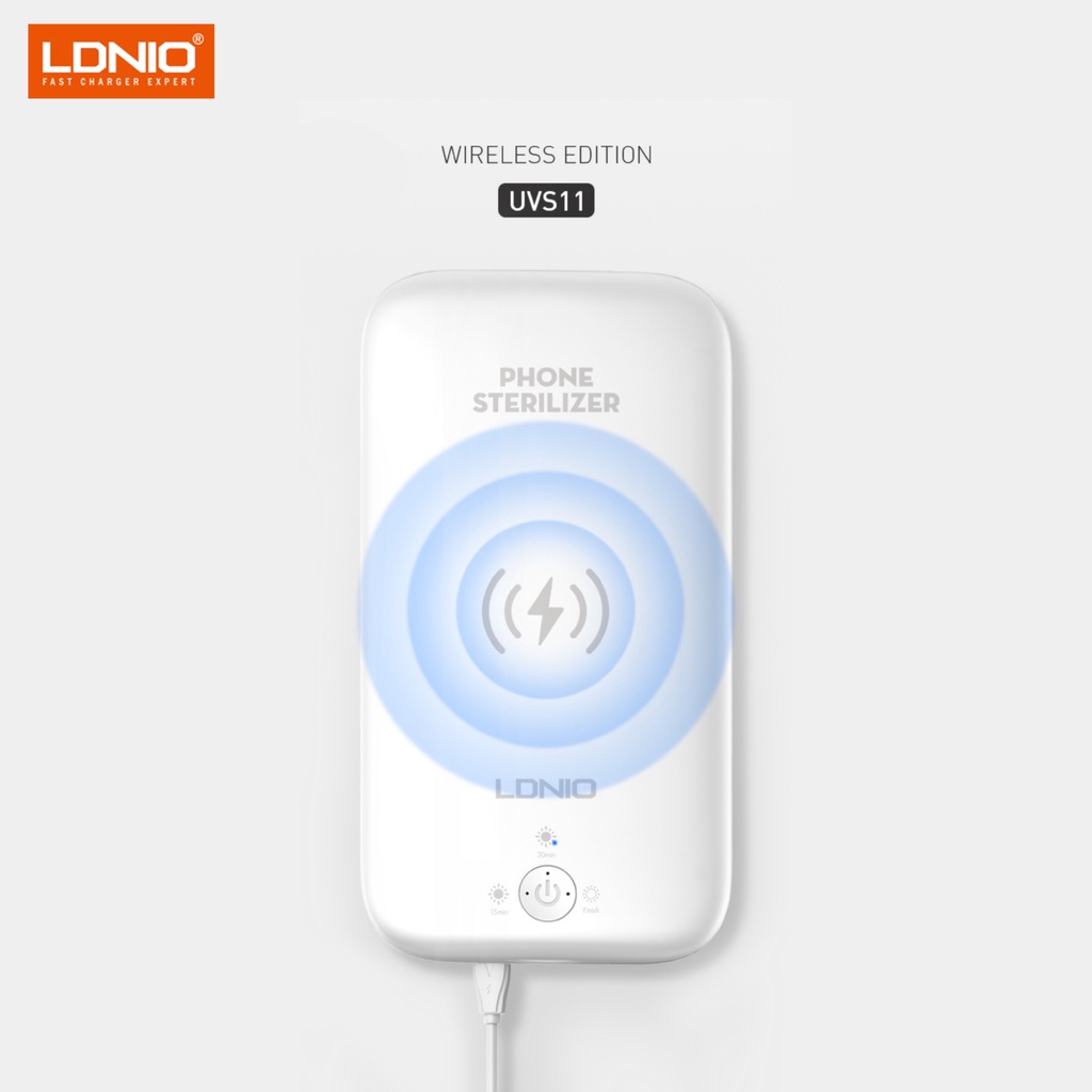 LDNIO UVS11 UV Phone Sterilizer Box with Wireless Charging | Shopee ...