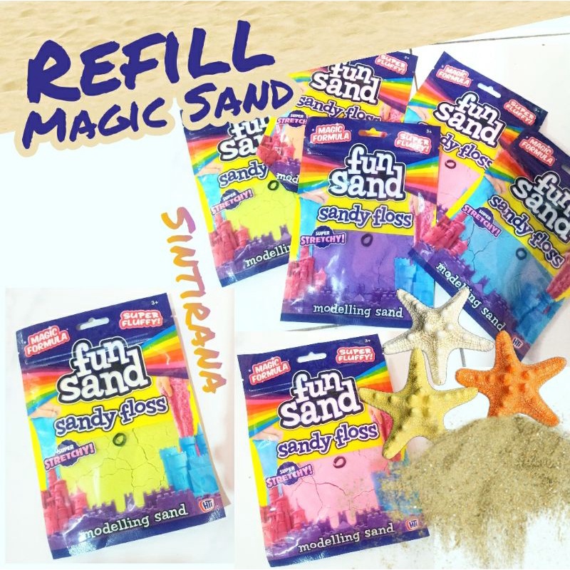 Magic Sand Fun Sand Kinetic Sand Kids Toys Refill Sand Magic Sand ...