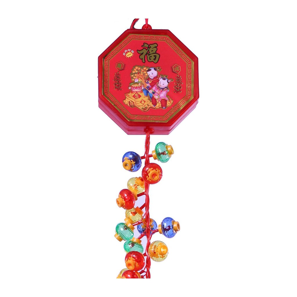 1m Multicolor Firecracker-style LED Chain Light With Sound - Lantern ...