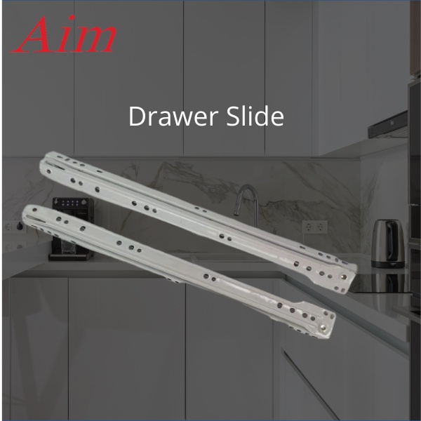 AIM- High Quality Drawer Slide Roller Bottom Runner Laci Cabinet Rail ...