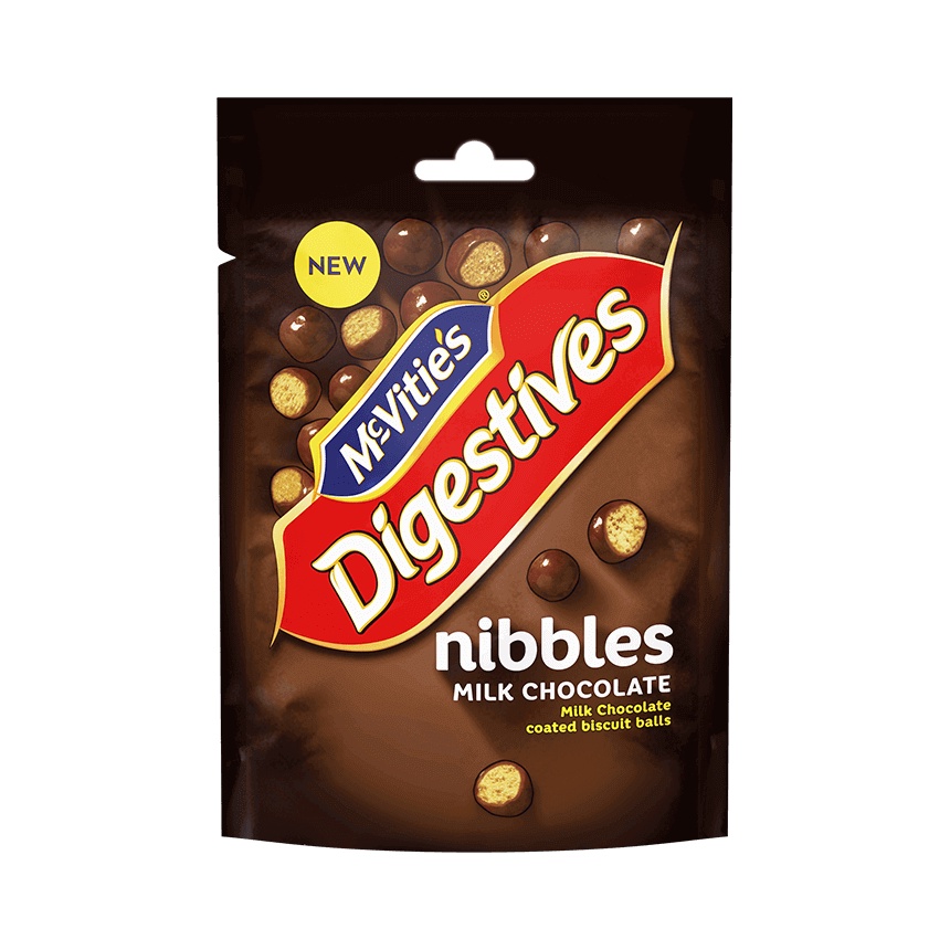 Mcvitie's Digestive Nibbles Milk Chocolate Covered Balls 67g | Shopee ...