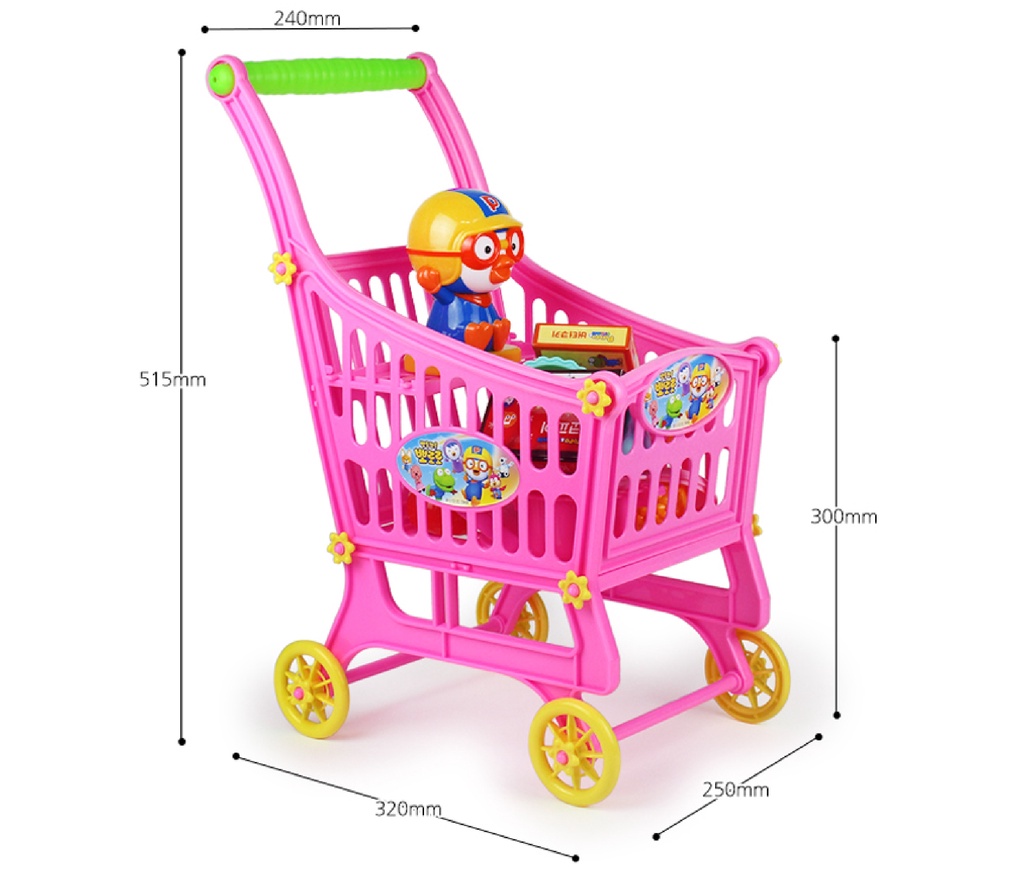 Pororo Kids Pram Play Pretend Shopping Cart, Kids Children Toys from ...