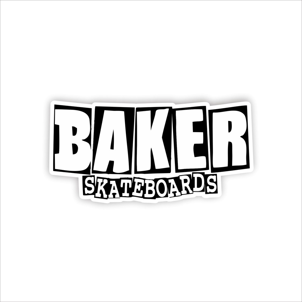 Sticker Brand Distro BAKER SKATEBOARD Case Phone logo Band Aesthetic ...