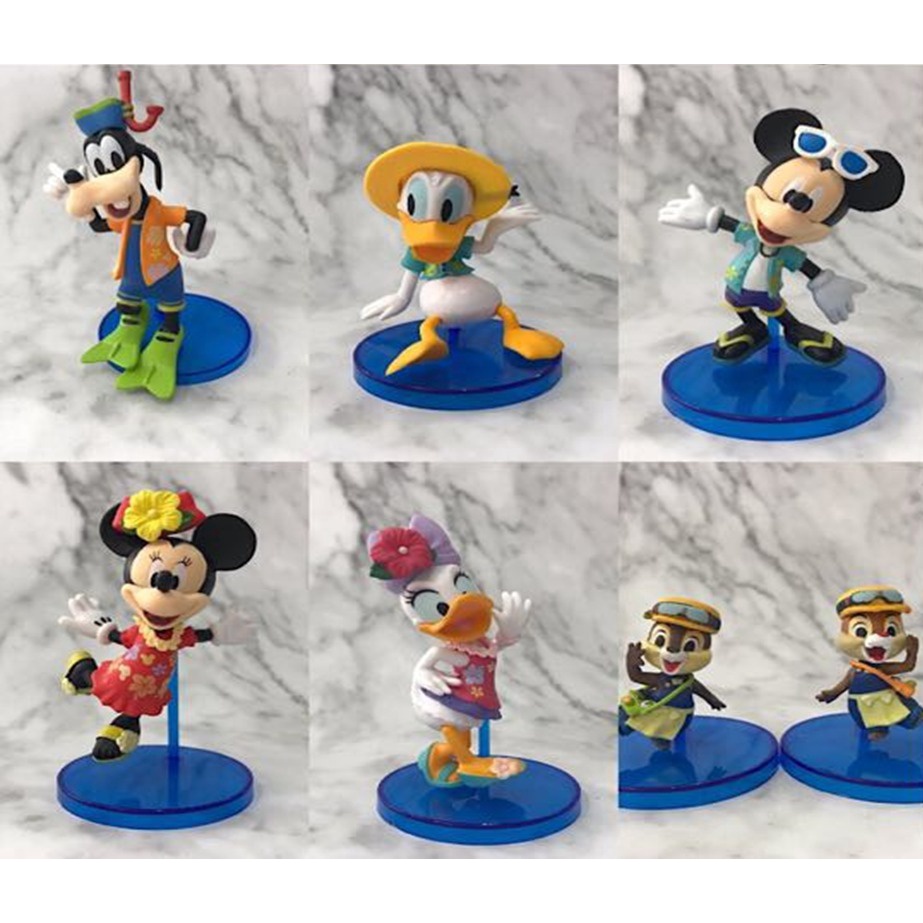 Disney Mickey Mouse Clubhouse Figure Mickey Minne Figure Donald Duck Daisy Goofy Set of 7 ...