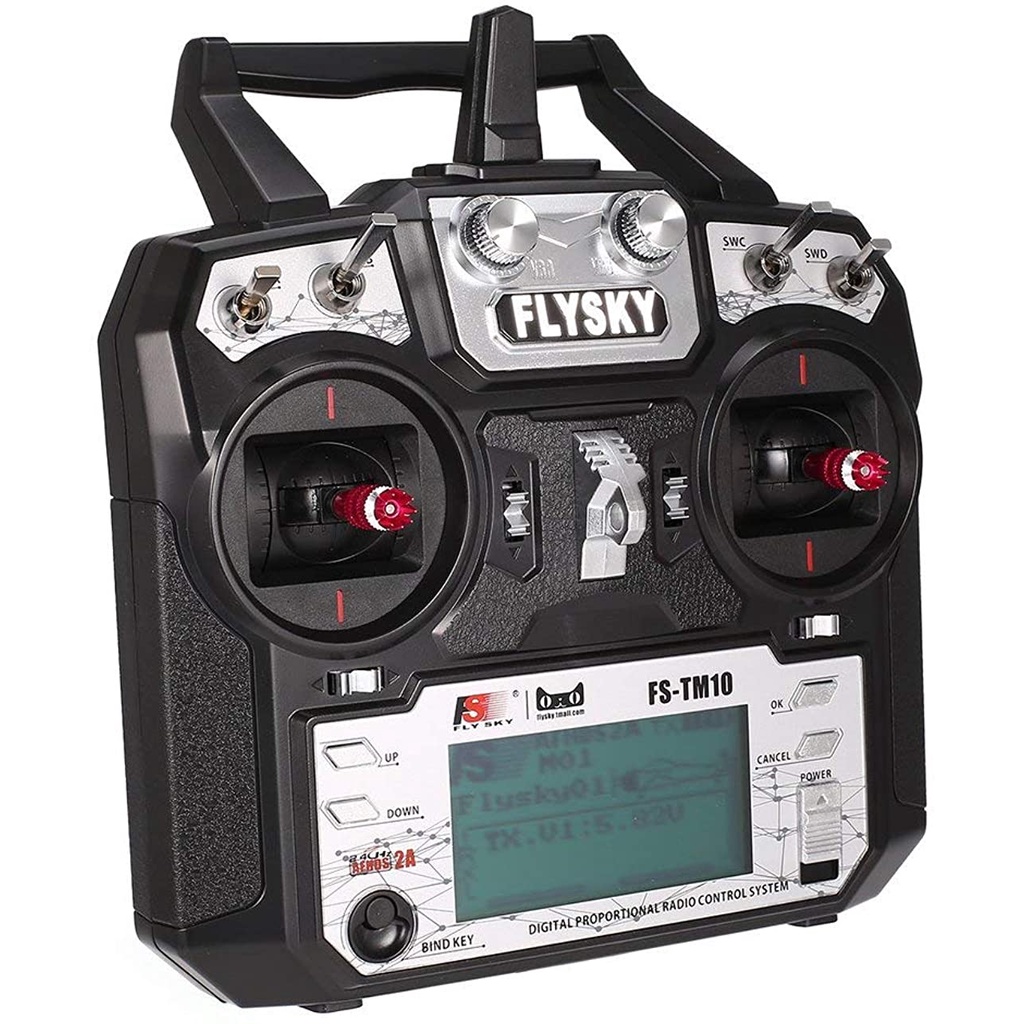 Flysky FS-TM10 FS-i6X 10CH 2.4GHz AFHDS RC Transmitter Radio Model ...