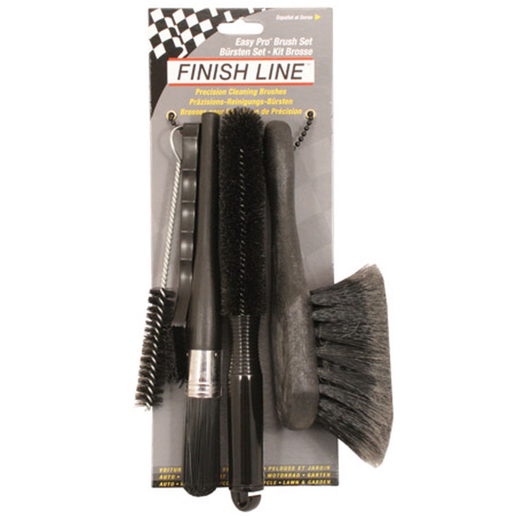 FinishLine Mechanic's Brush Set Easy-Pro Brush Set Bike Maintenance ...