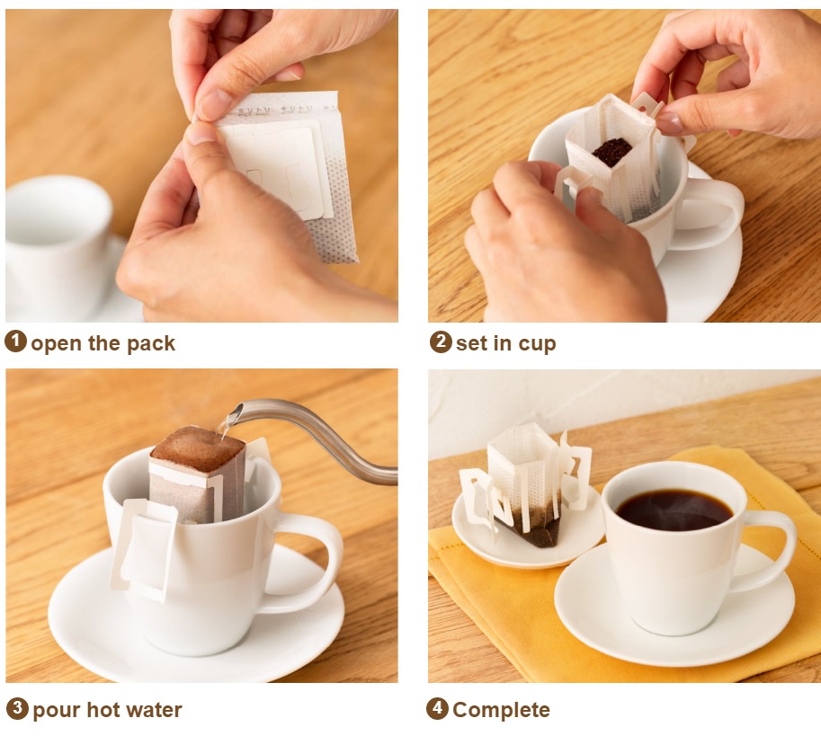 Doutor Drip Coffee 100pcs / French Blend, Mild Blend, Kilimanjaro Blend ...