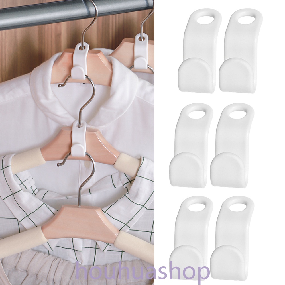 10 PCS Mini Clothes Hanger Connector Hooks Cascading Plastic Wardrobe ...