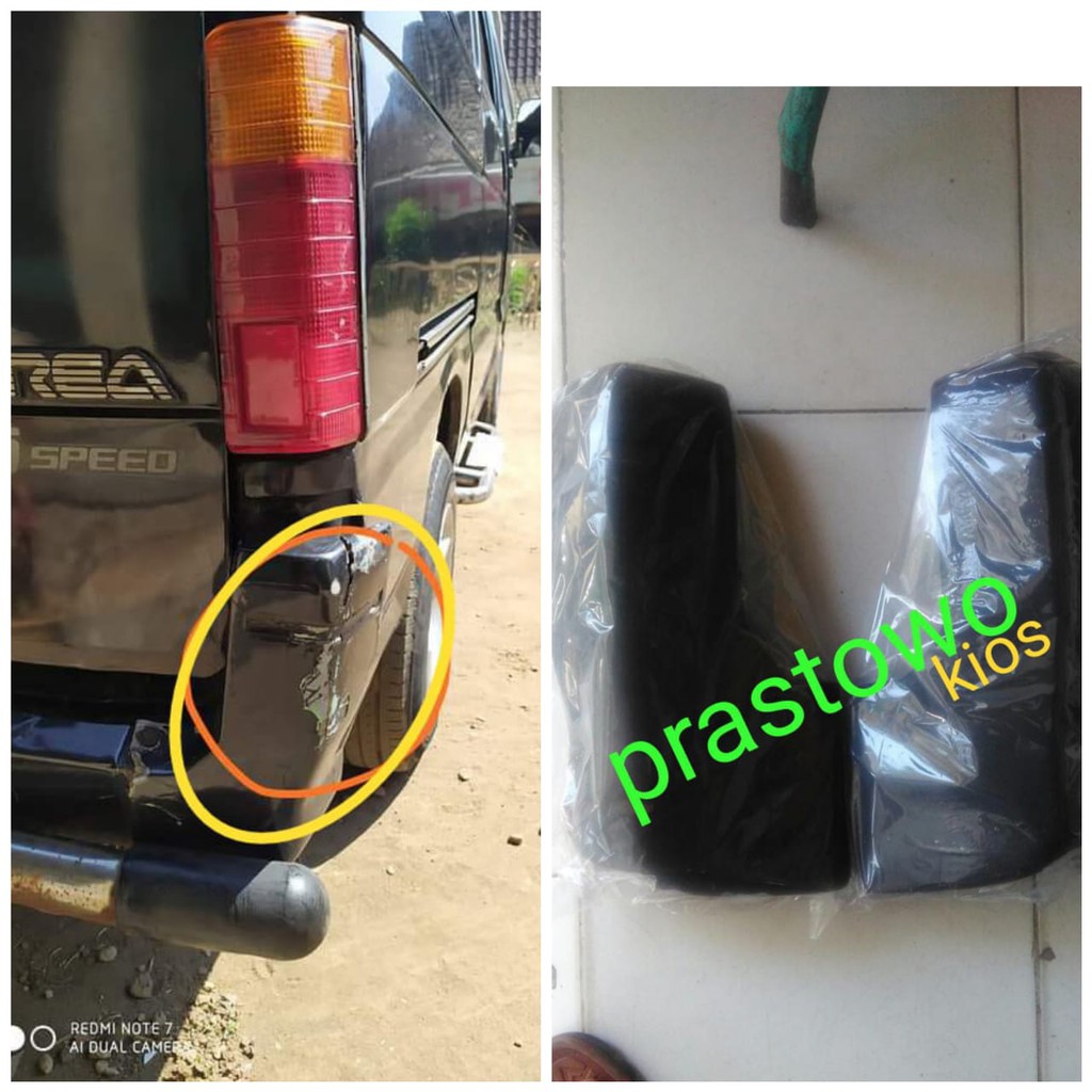 Daihatsu zebra bodytech rear bumper cover horn ears | Shopee Singapore