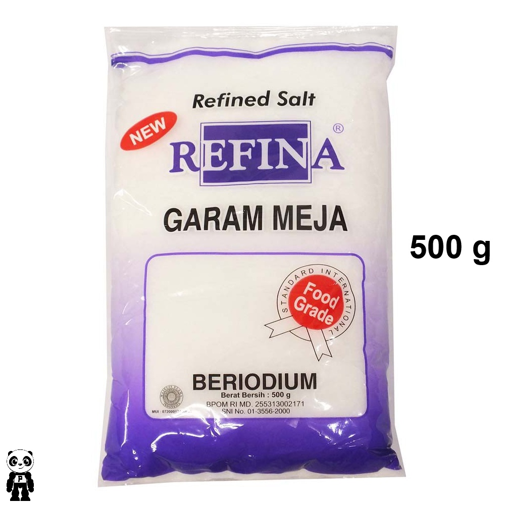 Refina Refined Salt Beriodium Table Salt 500g Refina Salt | Shopee ...