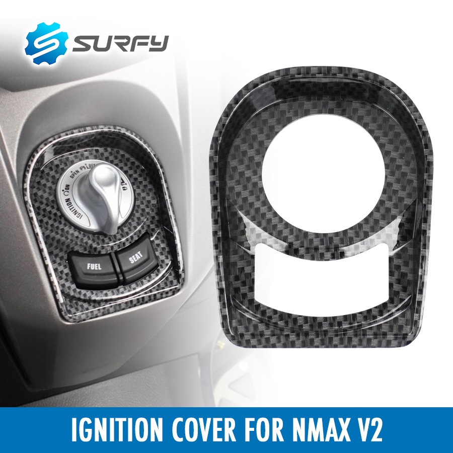 Nmax V2 Ignition Cover 6D Carbon With M3 Tape | Shopee Singapore