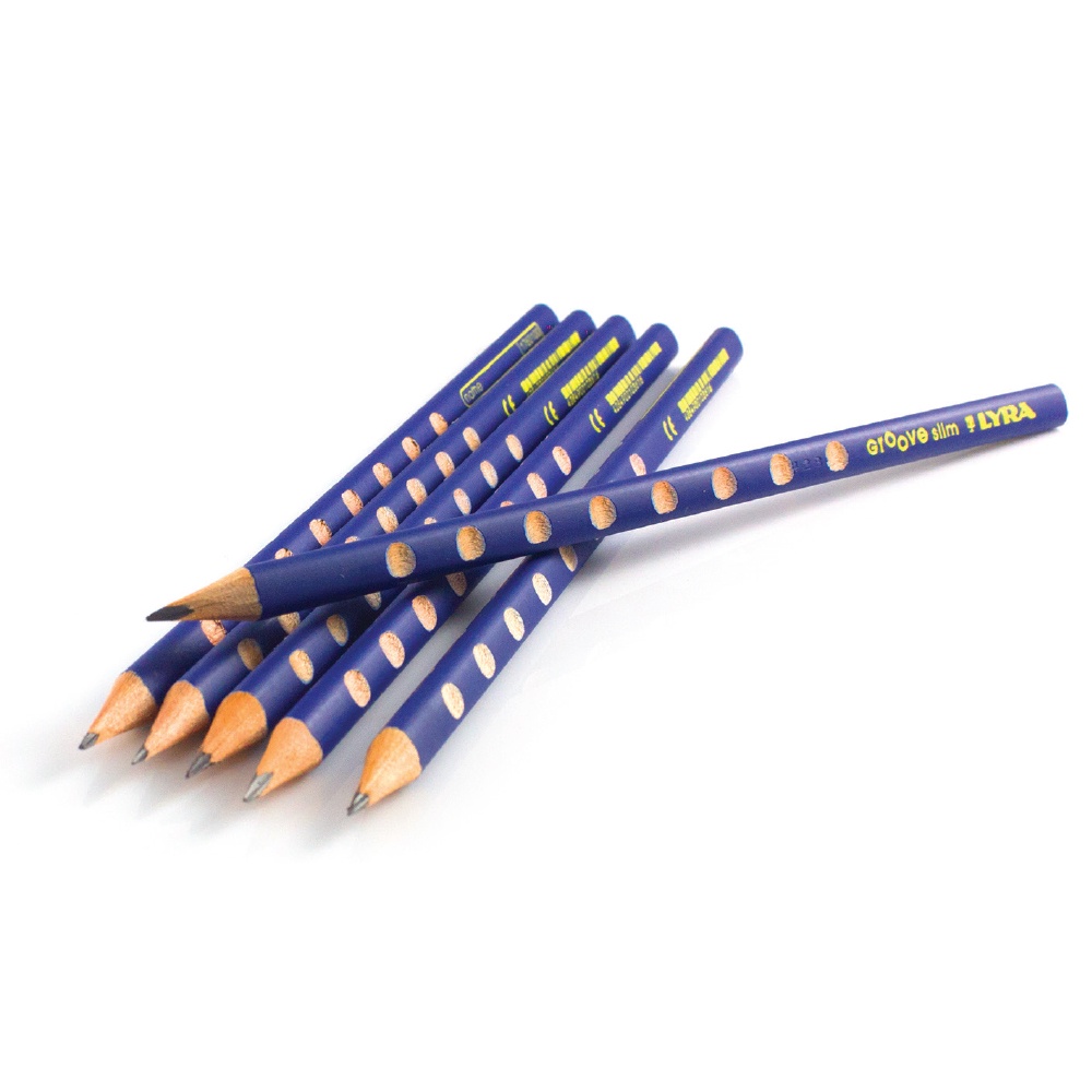 LYRA Groove Slim Graphite (Triangle Writing Practice Pencil Pack Of 6 ...