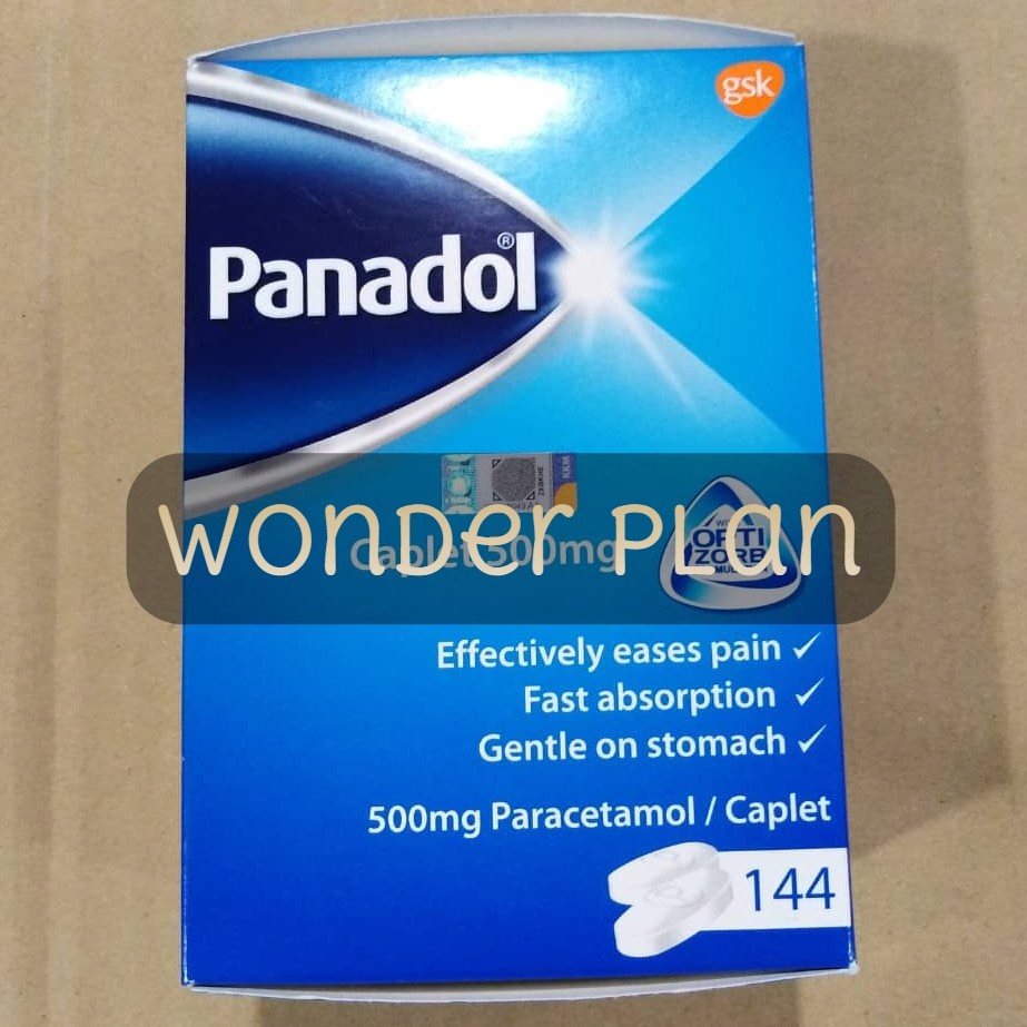 Panadol Paracetamol Optizorb 500mg Caplets 144s | Shopee Singapore