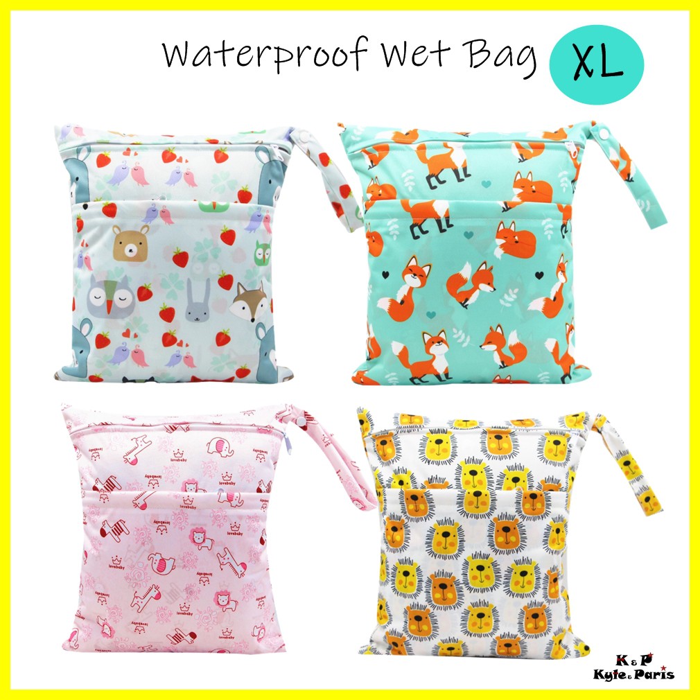[XL Size 45*40CM] Waterproof Wet bag Baby Toddler Kids diaper wetbag ...