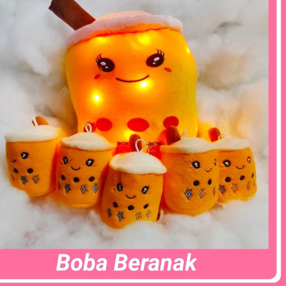 Boba Milk Tea Dolls Cute Plush Children 5 Inductives 1 Quality LED ...