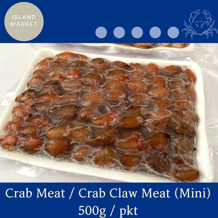 [Island Market] Cooked Crab Meat / Crab Claw Meat (Mini) - 500g ...