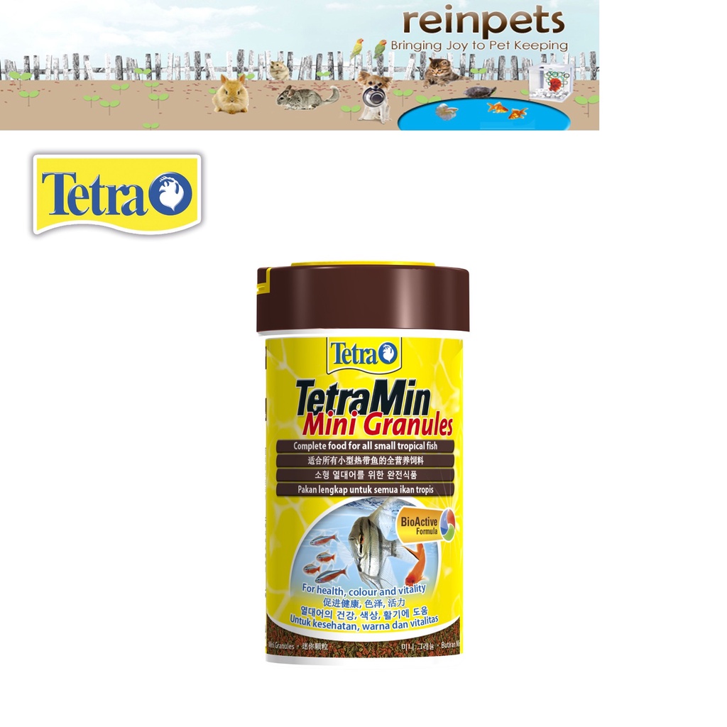 TetraMin Mini Granules, Complete Fish Food or all Small Tropical Fish ...
