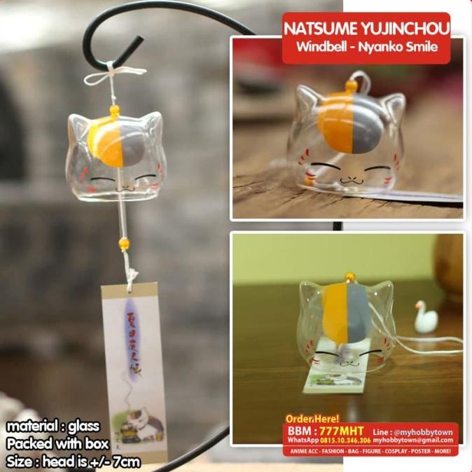 Wind Chimes Windbell Wind Chime Furin Natsume Yuujincho Nyanko Smile ...