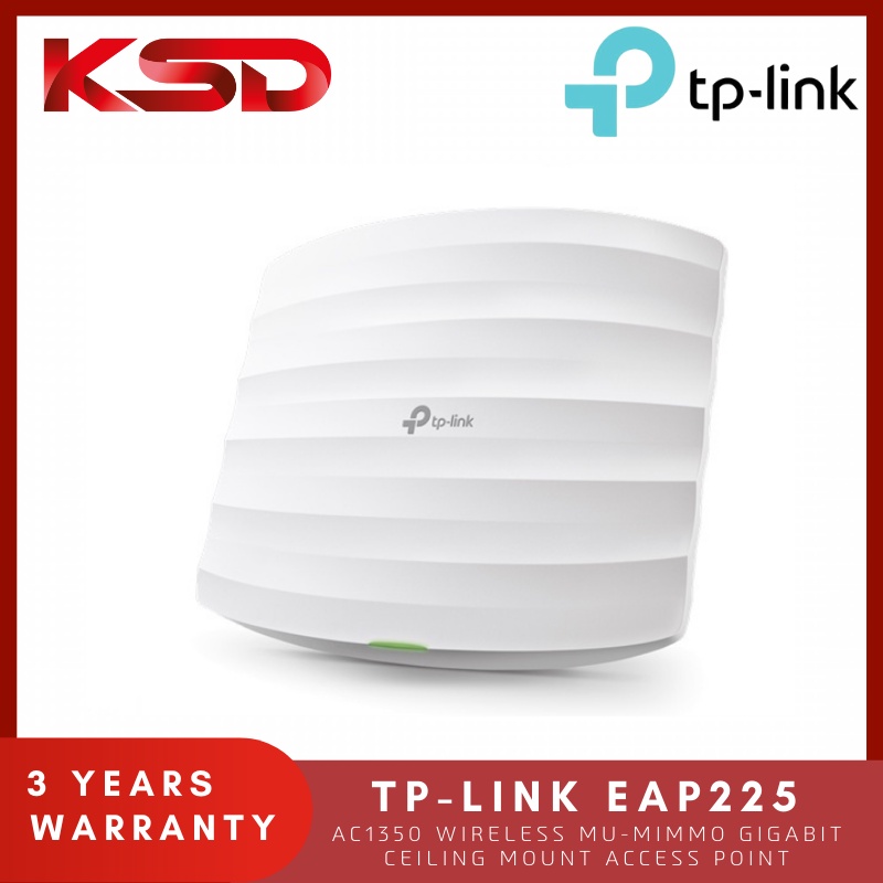 TP-Link EAP225 AC1350 Wireless MU-MIMO Gigabit Ceiling Mount Access Point | Shopee Singapore