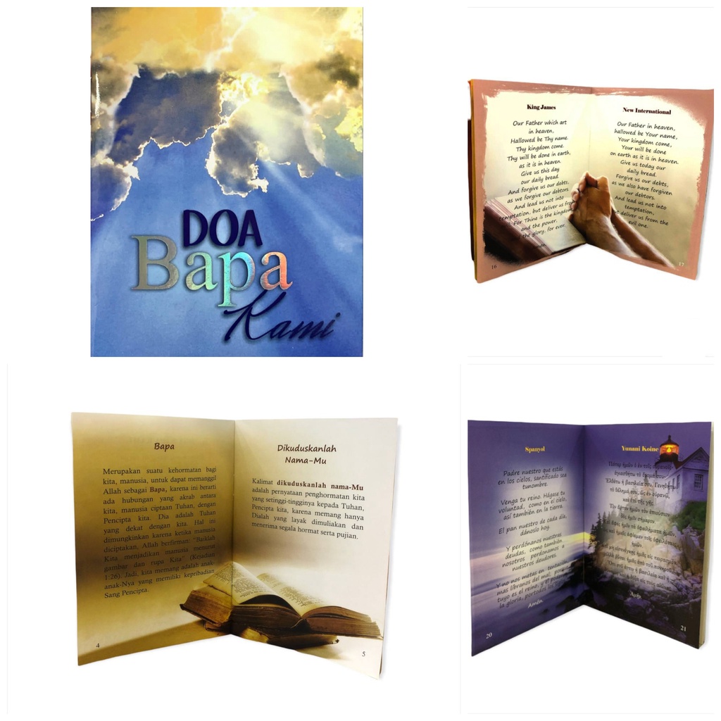 Our Father's Prayer Catholic Spiritual Book For Adults (Lord's Prayer ...