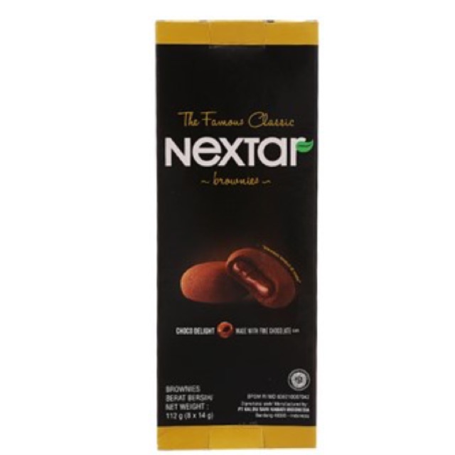Nextar Brownies Nabati Chocolate Cookies 112g (8 pieces) | Shopee Singapore