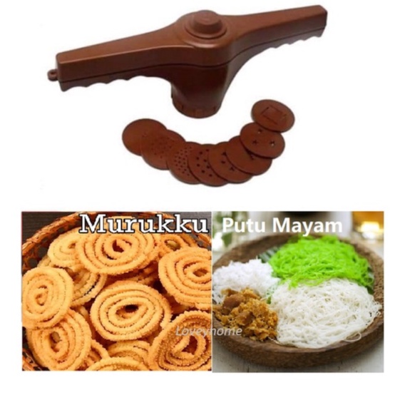 Muruku Mold Plastic Murukku Maker String Hopper Rice Flour Plastic Cake ...