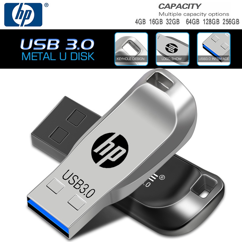 new HP Metal 3.0 USB Flash Drive 256GB 128GB 64GB | Shopee Singapore