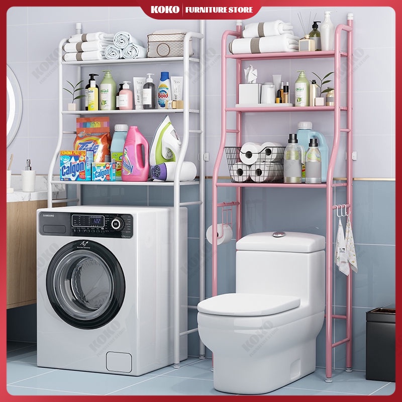 Bathroom toilet rack toilet rack floor bathroom storage rack washing ...