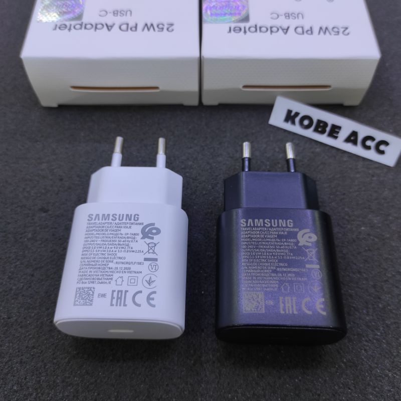 Samsung A14 5G A23 A33 5G A53 5G A73 5G 25W Charger Adapter Original ...