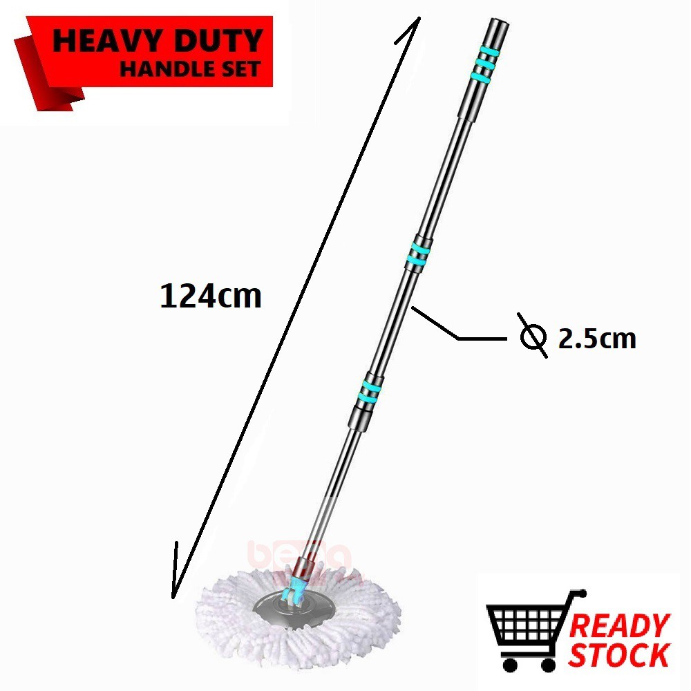 Spin Mop Heavy Duty Mop Floor Cleaner Mop Lantai / Spare Parts / Heavy ...