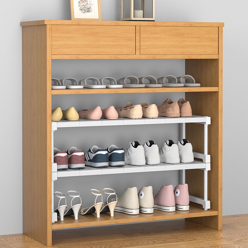 Enoughome Wardrobe Layered Partition Cabinet Compartment Retractable ...