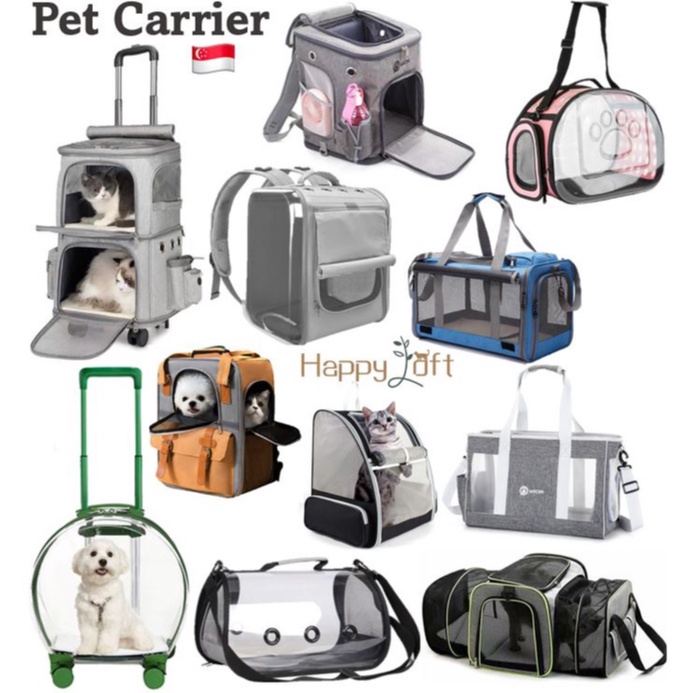 Pet Carrier Expandable Pets Carrier Pet Bag Dog Cat Backpack Carrier ...