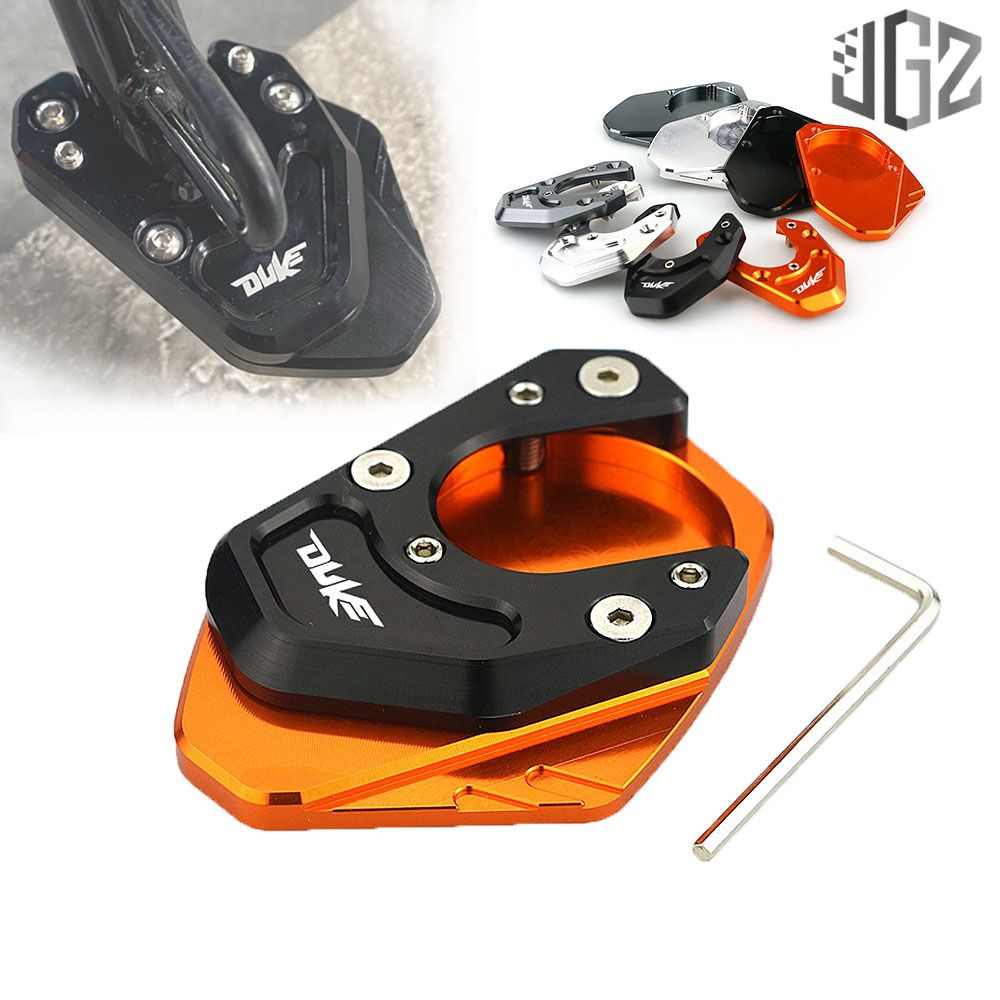 For KTM duke 125 200 250 390 Motorcycle Kickstand Side Stand Enlarger ...