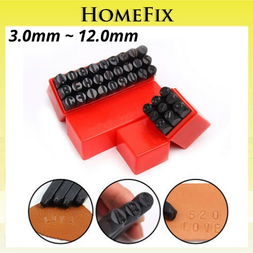 Alphabet Letter A-Z Number 0-9 Alphabet Letter & Number Punch (3-12mm ...