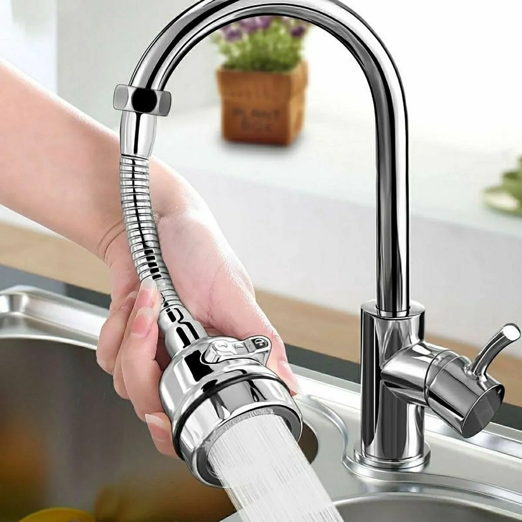 360 Degree Rotating Kitchen Aerator Faucet / Adjustable Dual Mode ...