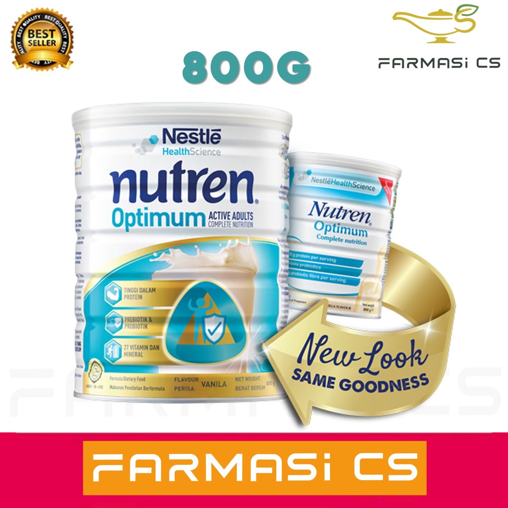 Nestle Nutren Optimum Complete Nutrition 800g EXP:04/2026 | Shopee ...