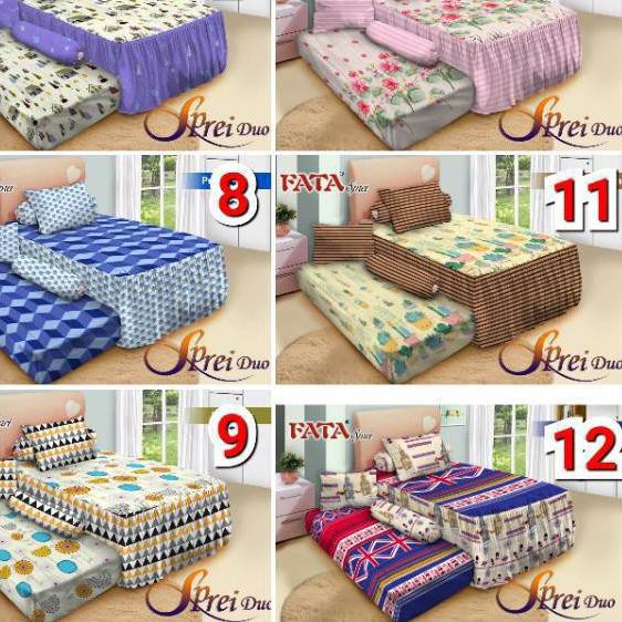 Most Selling (11.11) Fata Bed Cover Sorong 2in1 Single Size 120x200 ...