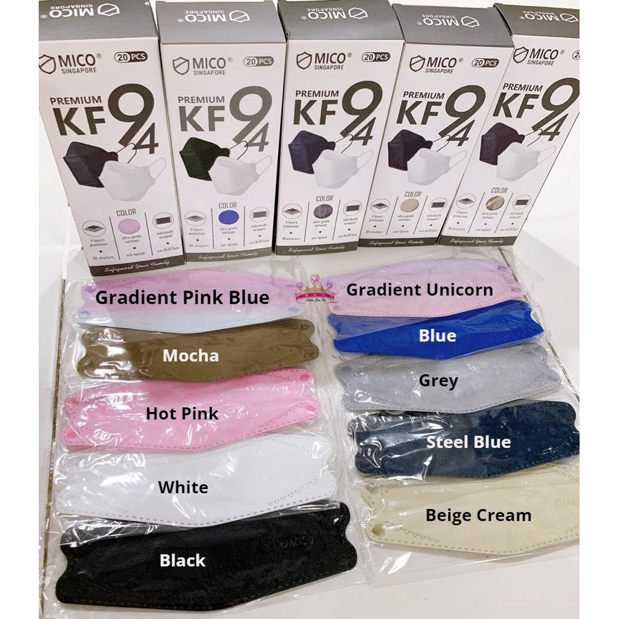 KF94 Mico Adult Mask 4-ply Disposable masks Local seller Ready stock ...