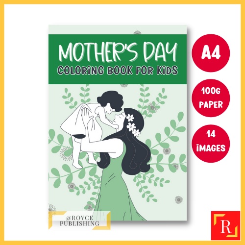 Mother's Day Colouring Book For Kids, Preschoolers and Toddlers 3- (A4 ...