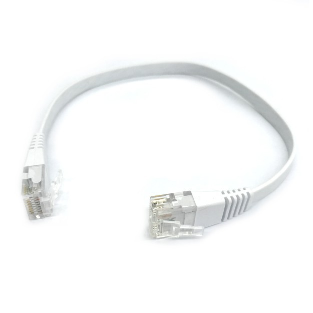 20cm 50cm 1m 2m Short LAN RJ45 Flat Cable CAT 6 Ethernet for PC Modem ...