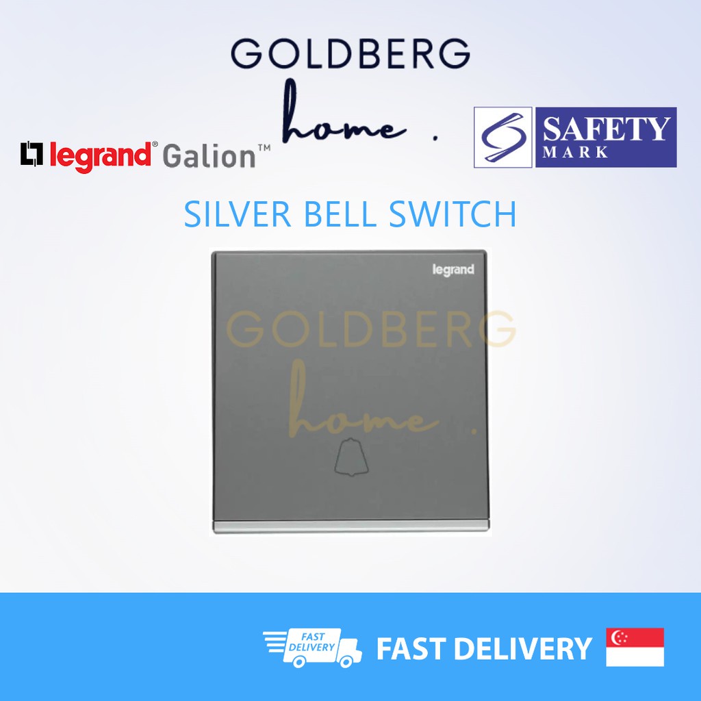 [SG Seller] Legrand Galion Door Bell Switch White Silver Champagne Rose ...