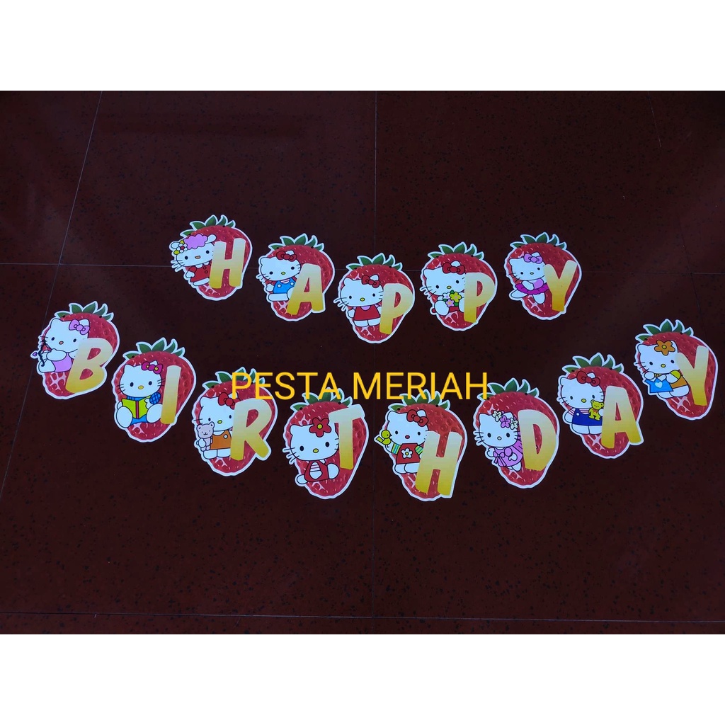 HELLO KITTY BANNER HELLO KITTY HAPPY BIRTHDAY BANNER HELLO KITTY HBD ...