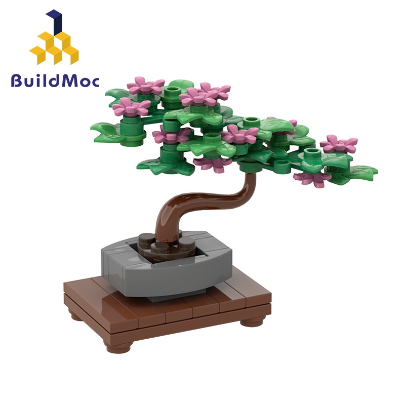 MOC Miniature Bonsai Tree BuildMOC bricks model blocks toys Compatible ...