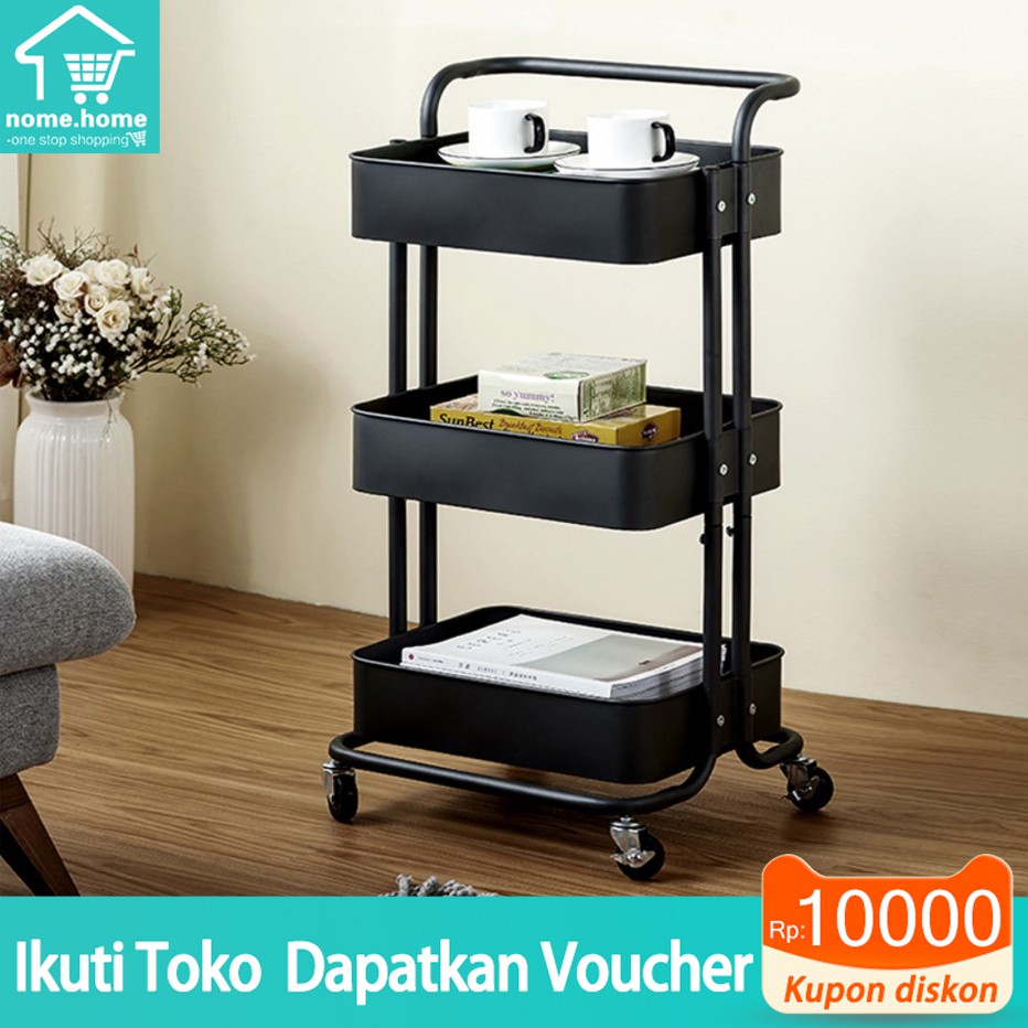 Versatile Trolley Rack / Trolley Rack Stacking Wheels / Bedroom Shelves ...