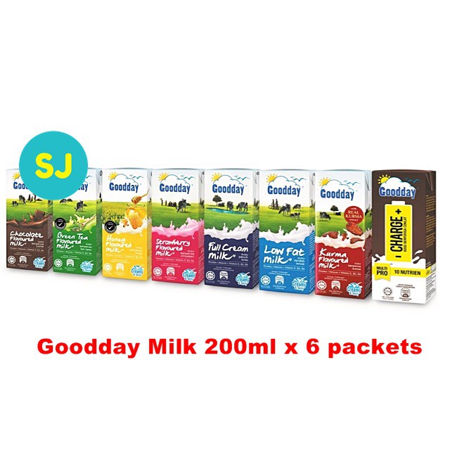 GOODDAY MILK 200ml x 6 | Shopee Singapore