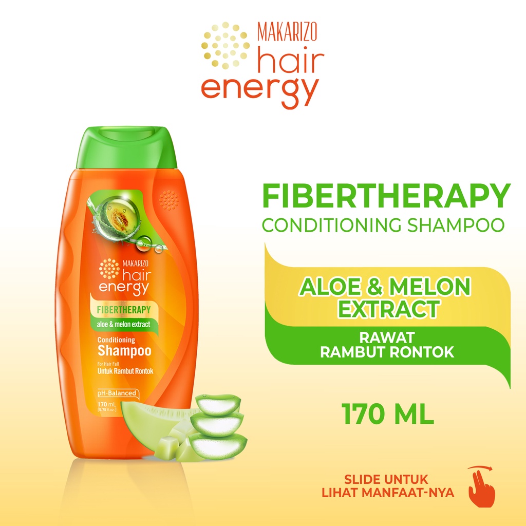 SAMPO Makarizo Hair Energy Fibertherapy Conditioning Shampoo Aloe ...
