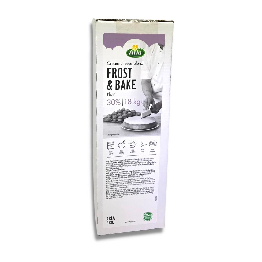 Arla Pro Frost & Bake Cream Cheese Blend Plain 30% Fat 1.8kg | Shopee Singapore
