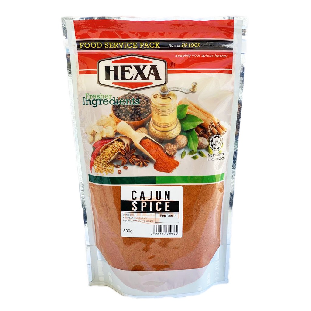 Hexa HALAL Cajun Spice 500gm Spice Food Service | Shopee Singapore