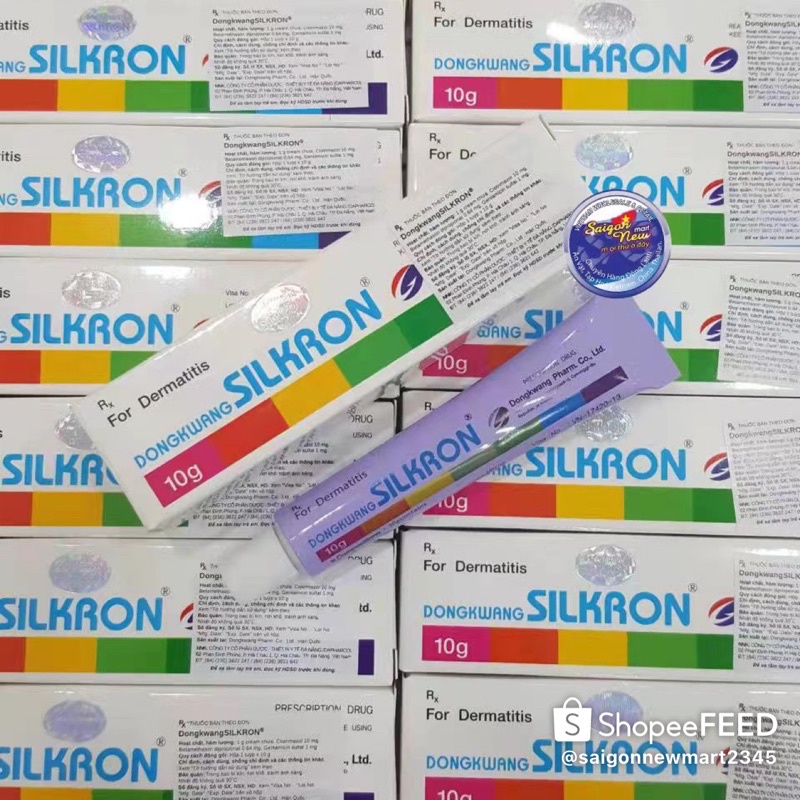 Silkron 7 Mau Dong Kwang Silkron For Dermatitis 10g | Shopee Singapore